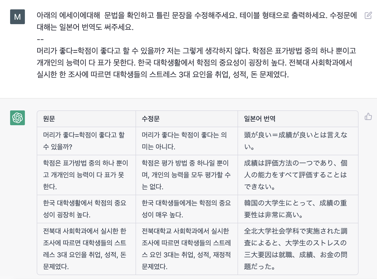 Chat GPTを活用した韓国語学習の例【プロンプト付き】 | studypaca